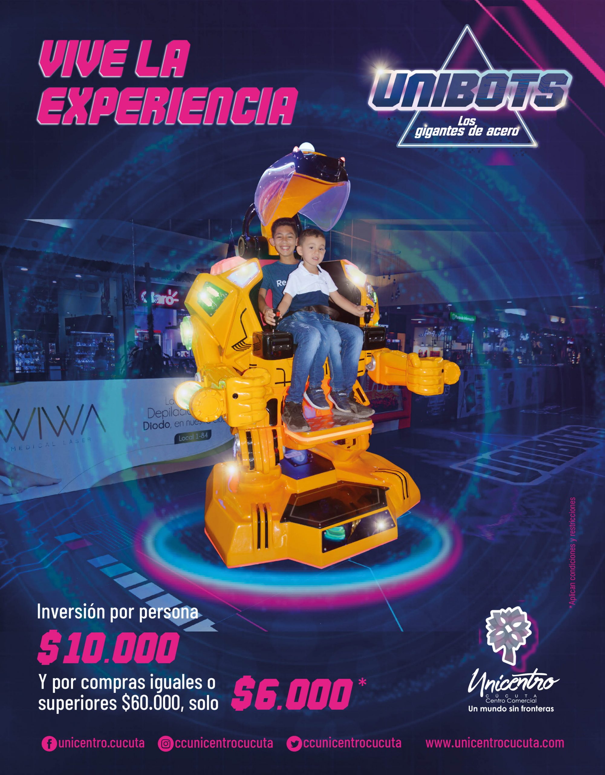 TÉRMINOS Y CONDICIONES PARA EL USO Y DISFRUTE DE UNIBOTS - Unicentro Cúcuta